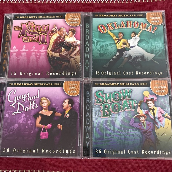Prism Leisure | Other | Broadway Set Of 4 Classic Broadway Musicals Cds ...